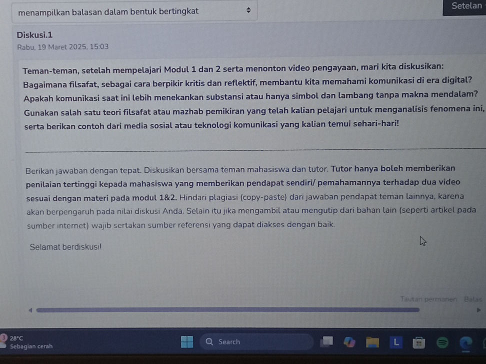 Teman-teman, setelah mempelajari Modul 1 dan | StudyX