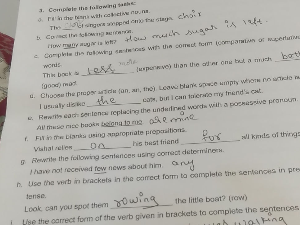 3. Complete the following tasks: a. Fill in | StudyX