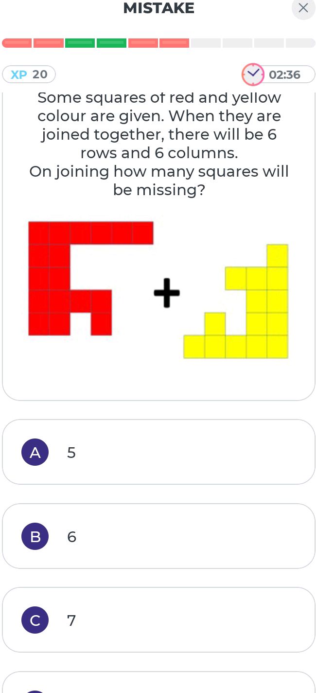 Some squares of red and yellow colour are | StudyX