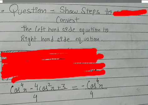 Question - Show Steps to Convert The left | StudyX