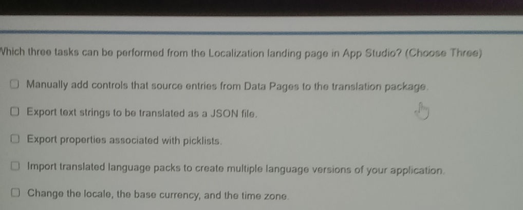 Which three tasks can be performed from the | StudyX