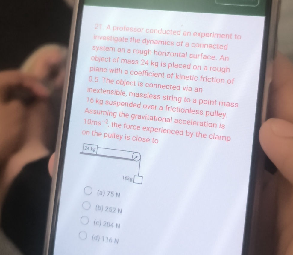 21. A professor conducted an experiment to | StudyX