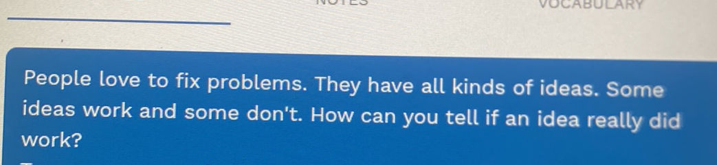 People love to fix problems. They have all | StudyX