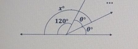 The image shows a diagram with angles | StudyX