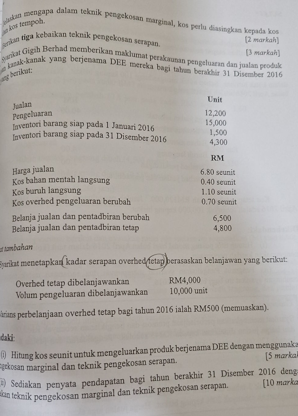 Jelaskan mengapa dalam teknik pengekosan | StudyX