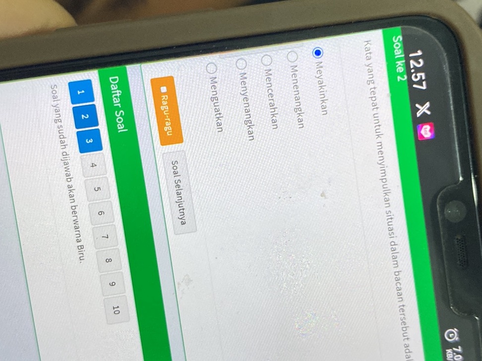 Kata yang tepat untuk menyimpulkan situasi | StudyX