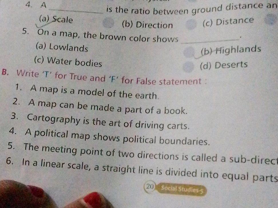 A is the ratio between ground distance and | StudyX