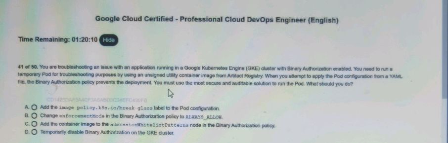 41 of 50. You are troubleshooting an issue | StudyX