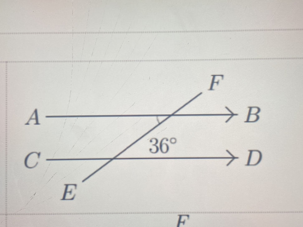 The image shows two parallel lines, AB and | StudyX