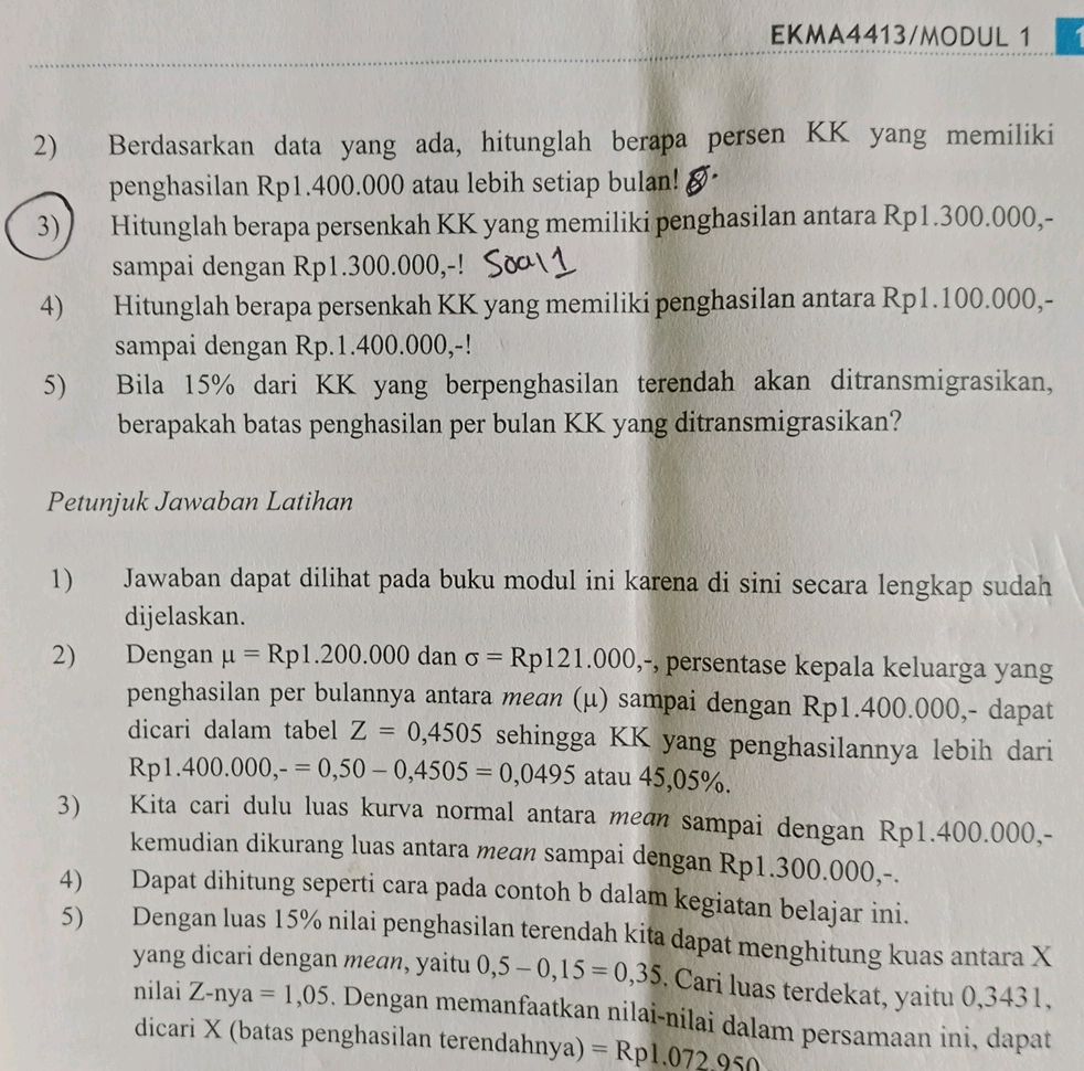 2) Berdasarkan data yang ada, hitunglah | StudyX