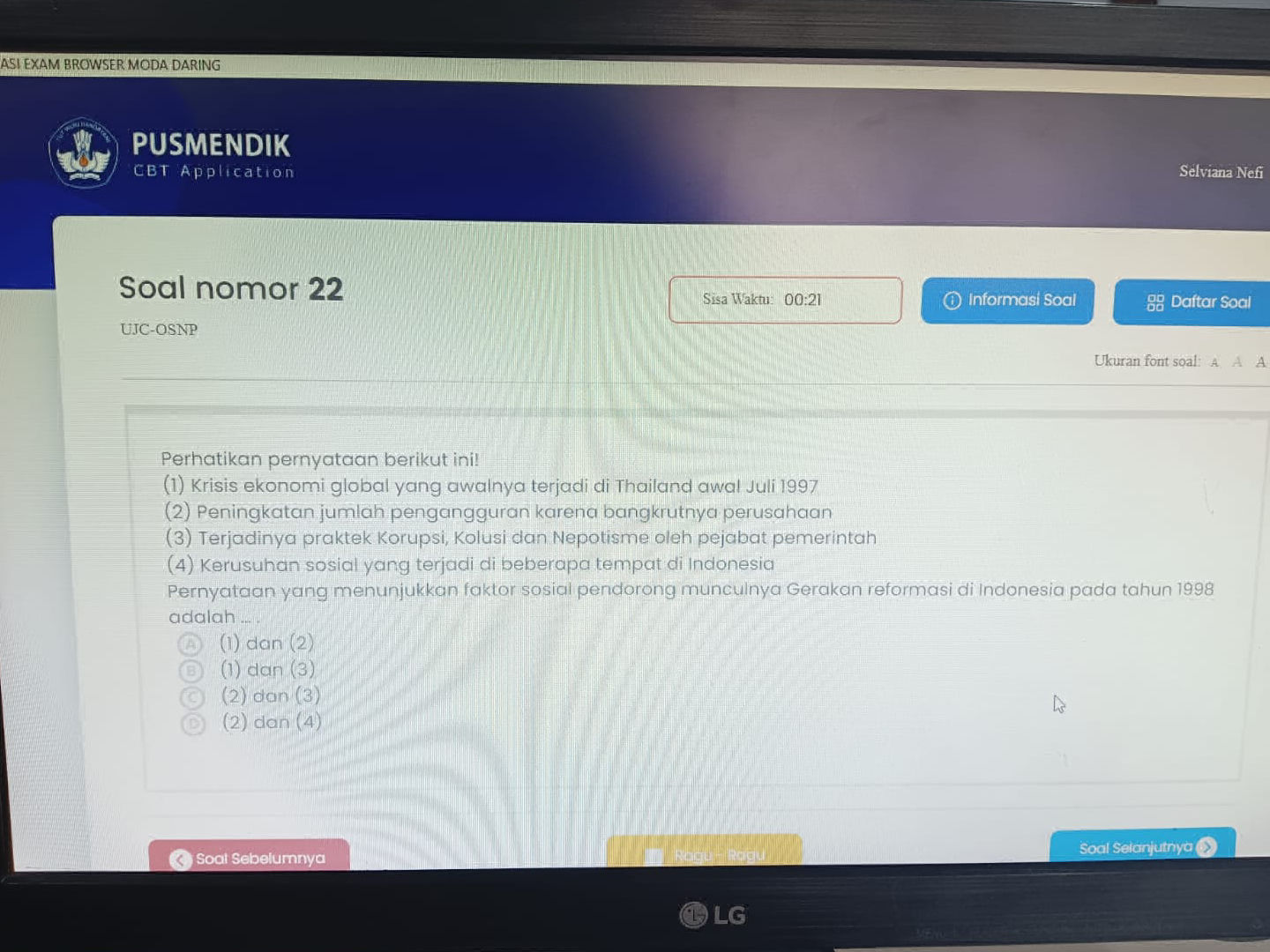Perhatikan pernyataan berikut ini! (1) | StudyX
