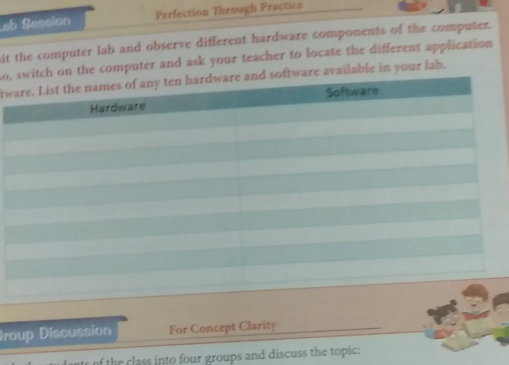 Visit the computer lab and observe different | StudyX