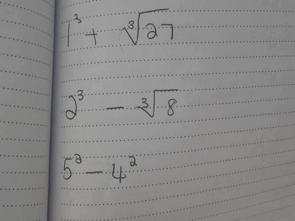 Cube root and exponents calculation | StudyX
