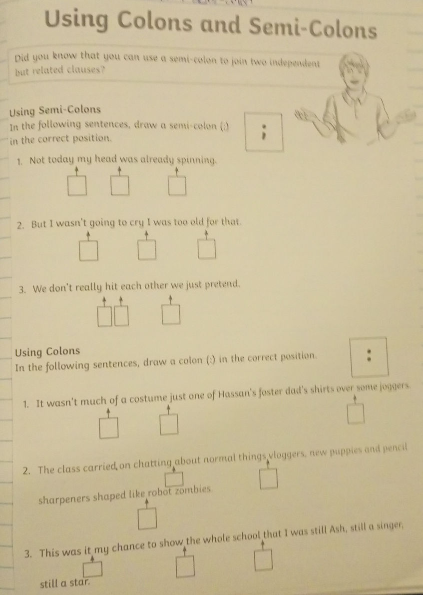 Using Colons and Semi-Colons Did you know | StudyX