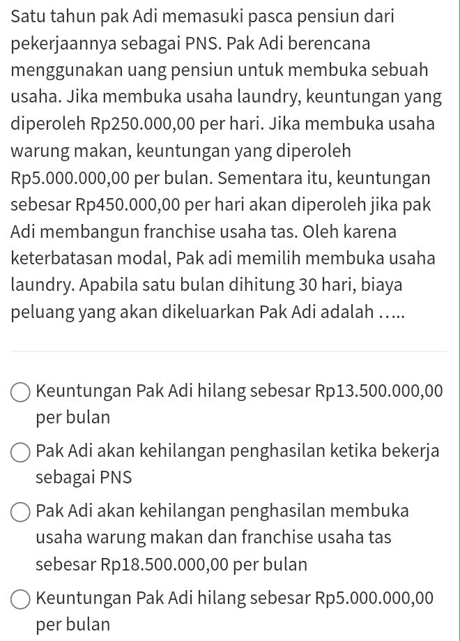 Satu tahun pak Adi memasuki pasca pensiun | StudyX