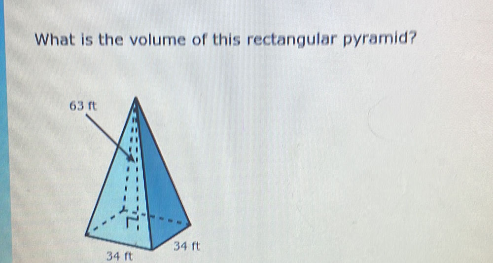 What is the volume of this rectangular | StudyX