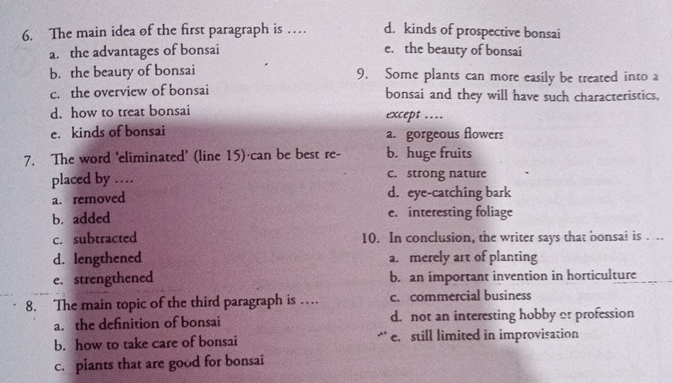 6. The main idea of the first paragraph is | StudyX