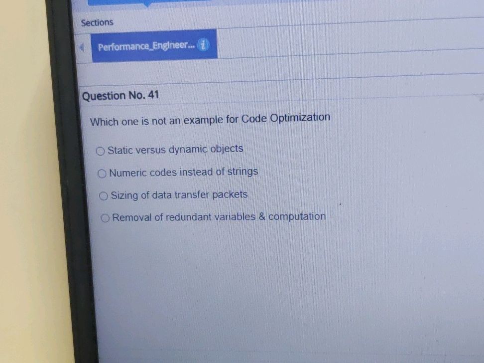 Question No. 41 Which one is not an example | StudyX
