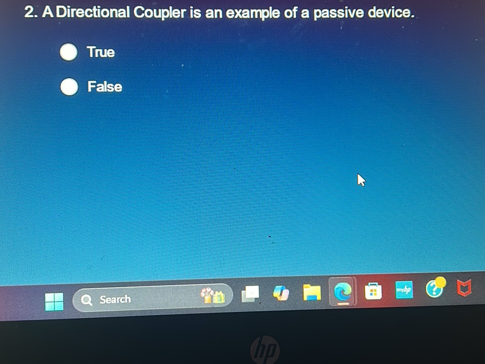 2. A Directional Coupler is an example of a | StudyX