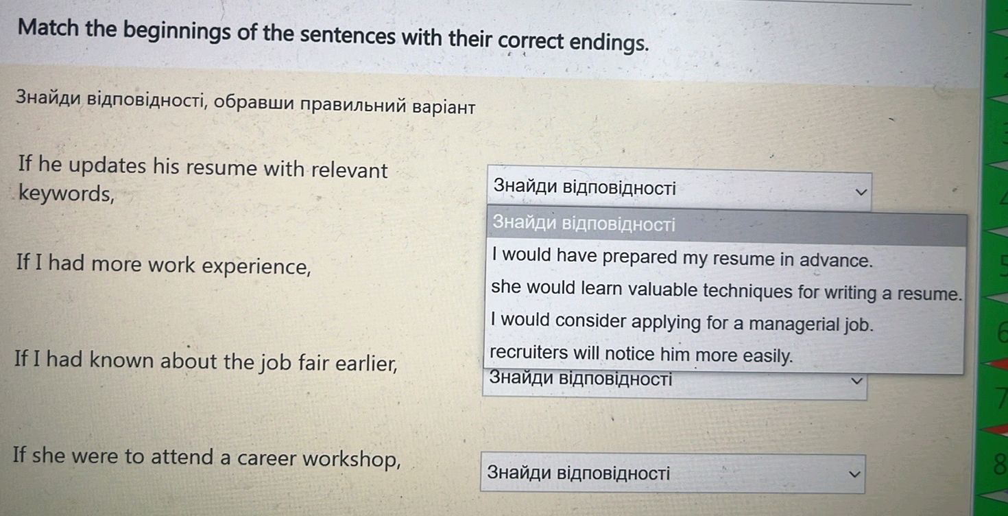 Match the beginnings of the sentences with | StudyX