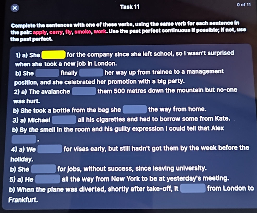 Complete the sentences with one of these | StudyX