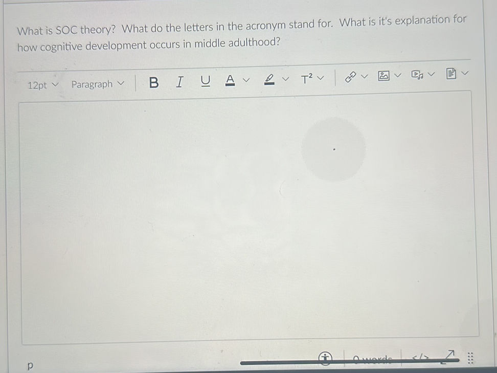 What is SOC theory? What do the letters in | StudyX