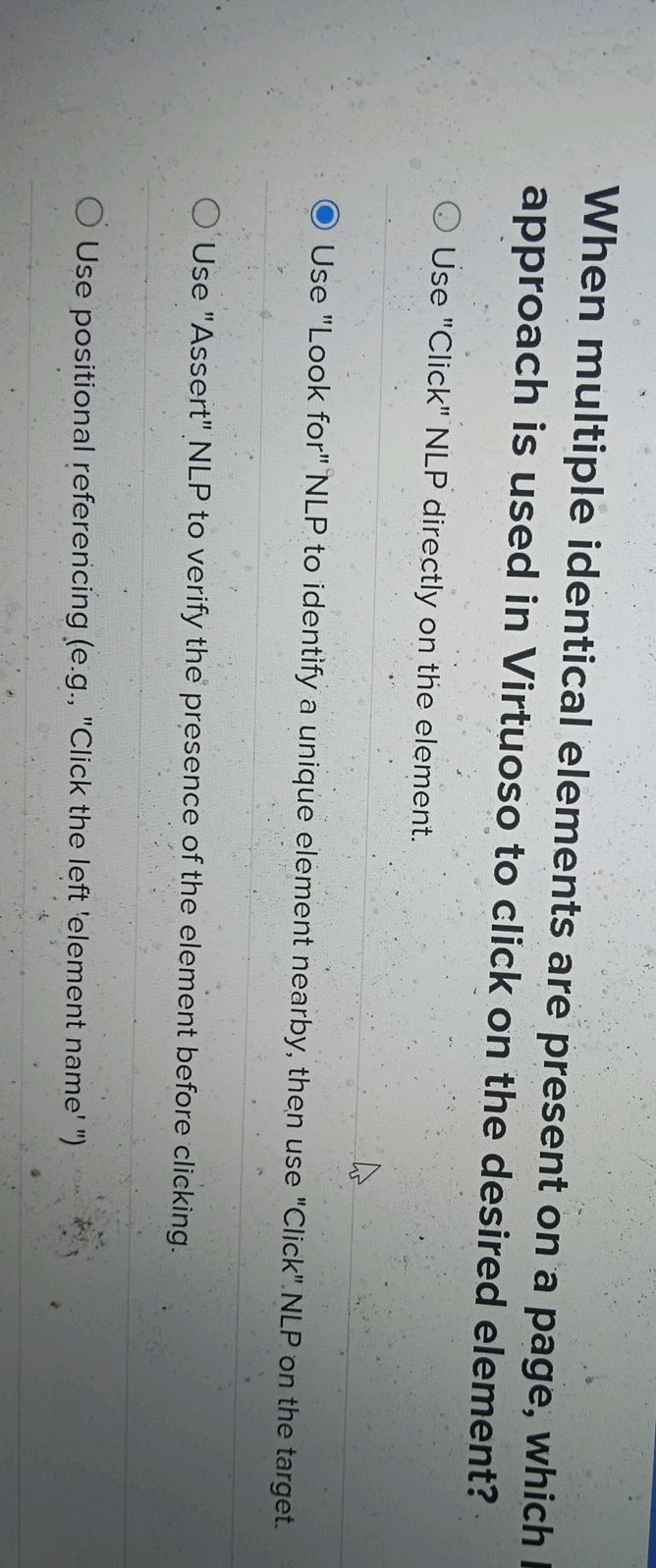 When multiple identical elements are present | StudyX