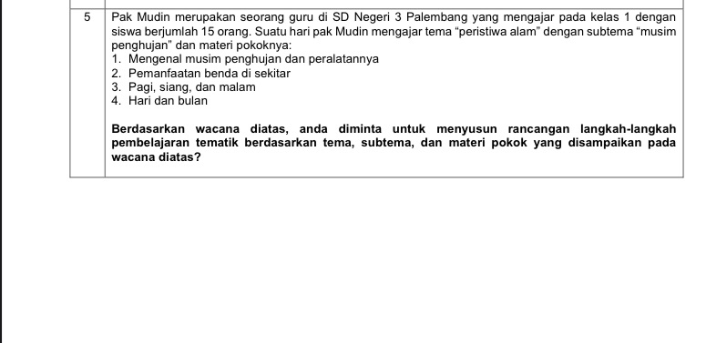 Pak Mudin merupakan seorang guru di SD | StudyX