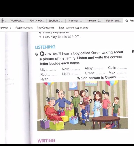 6 2.56 You'll hear a boy called Owen talking | StudyX