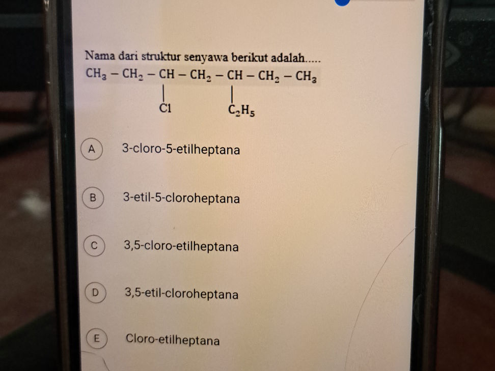 Nama dari struktur senyawa berikut | StudyX
