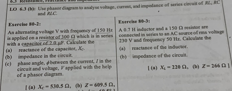 Exercise 80-2: An alternating voltage V with | StudyX