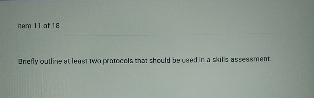Briefly outline at least two protocols that | StudyX