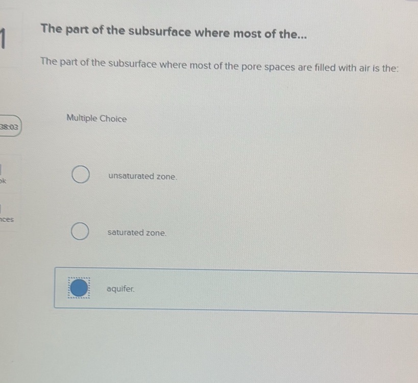 The part of the subsurface where most of the