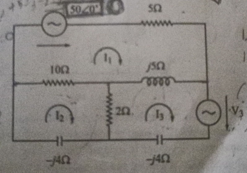 The image shows an electrical circuit | StudyX
