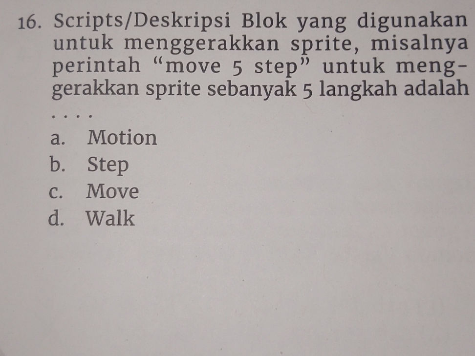 16. Scripts/Deskripsi Blok yang digunakan | StudyX