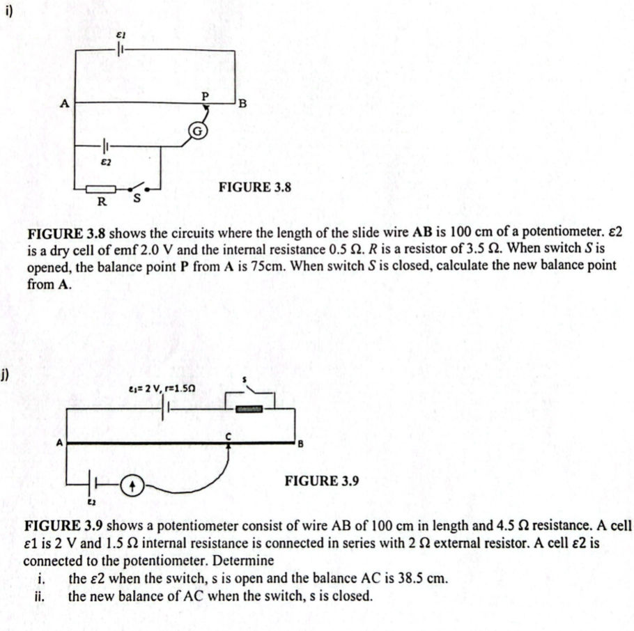 FIGURE 3.8 shows the circuits where the | StudyX