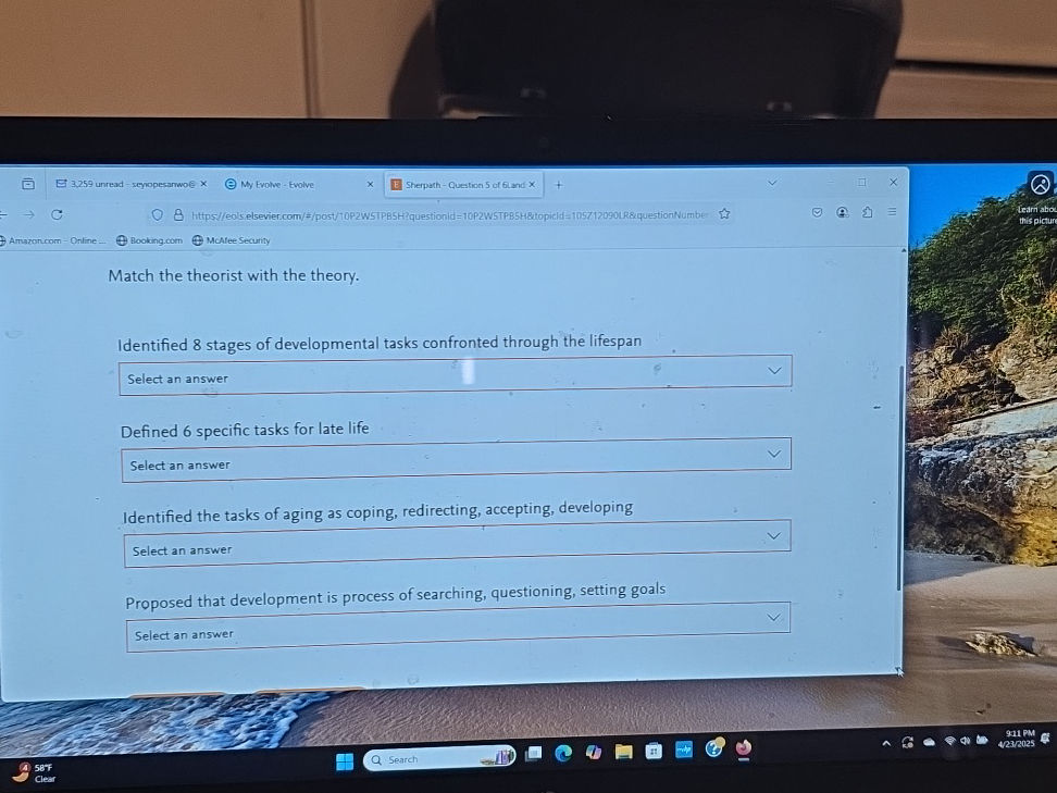 Match the theorist with the theory. | StudyX