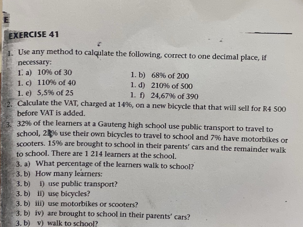 1. Use any method to calculate the | StudyX