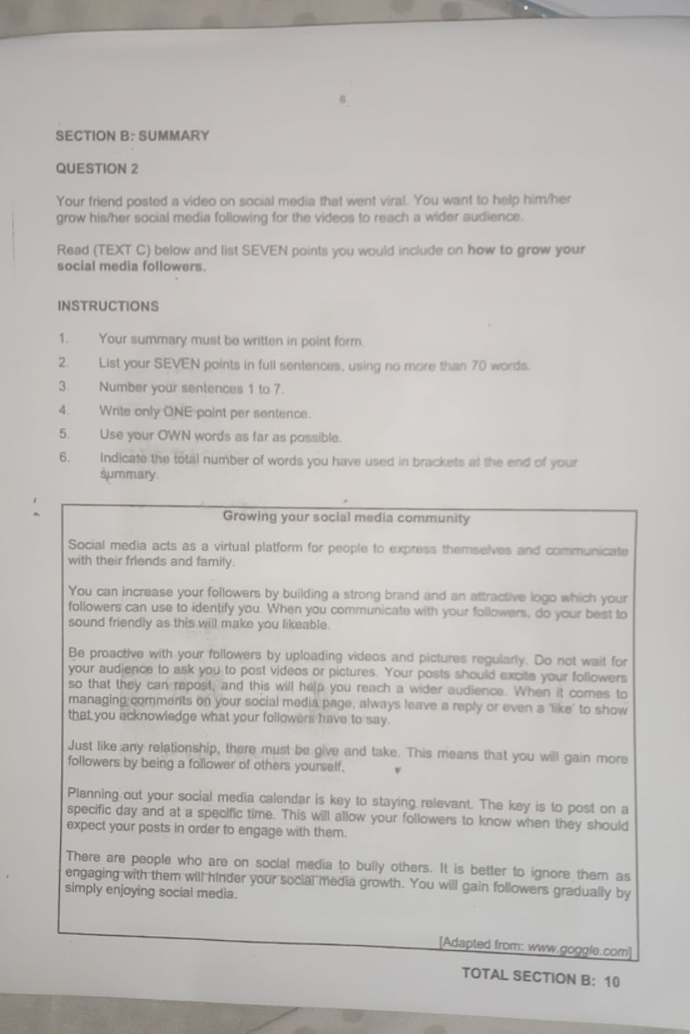 Your friend posted a video on social media | StudyX