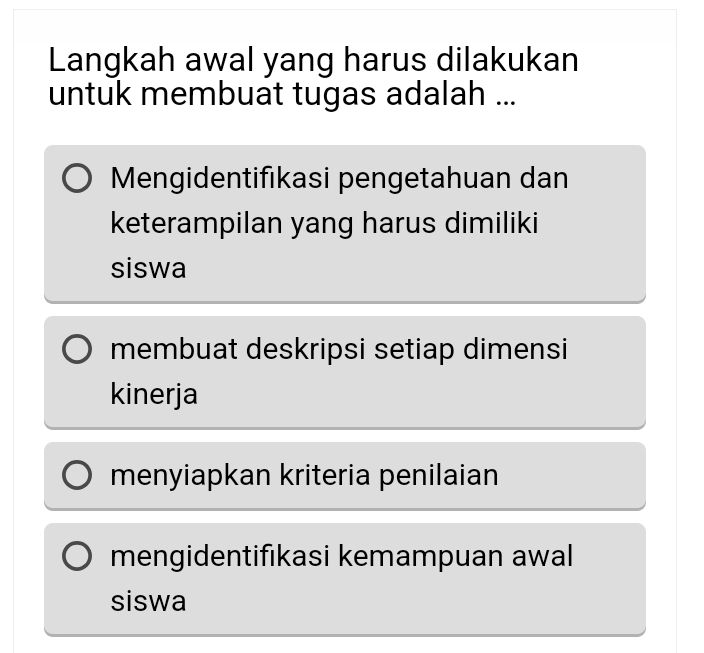 Langkah awal yang harus dilakukan untuk | StudyX