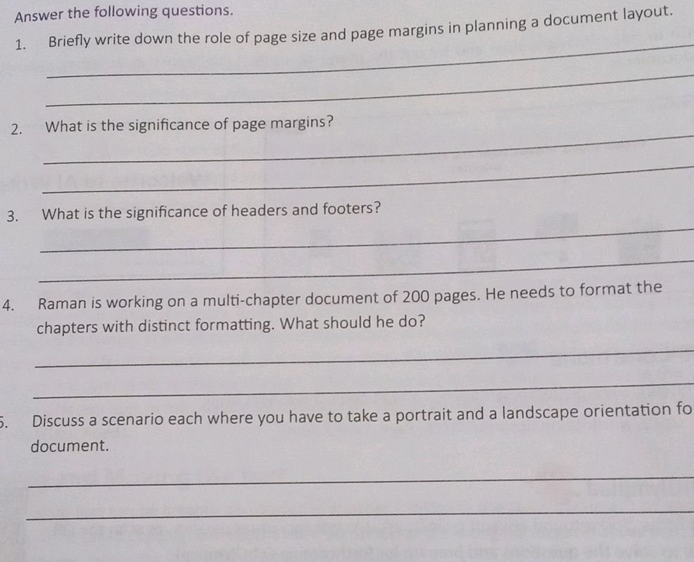 Answer the following questions. 1. Briefly | StudyX