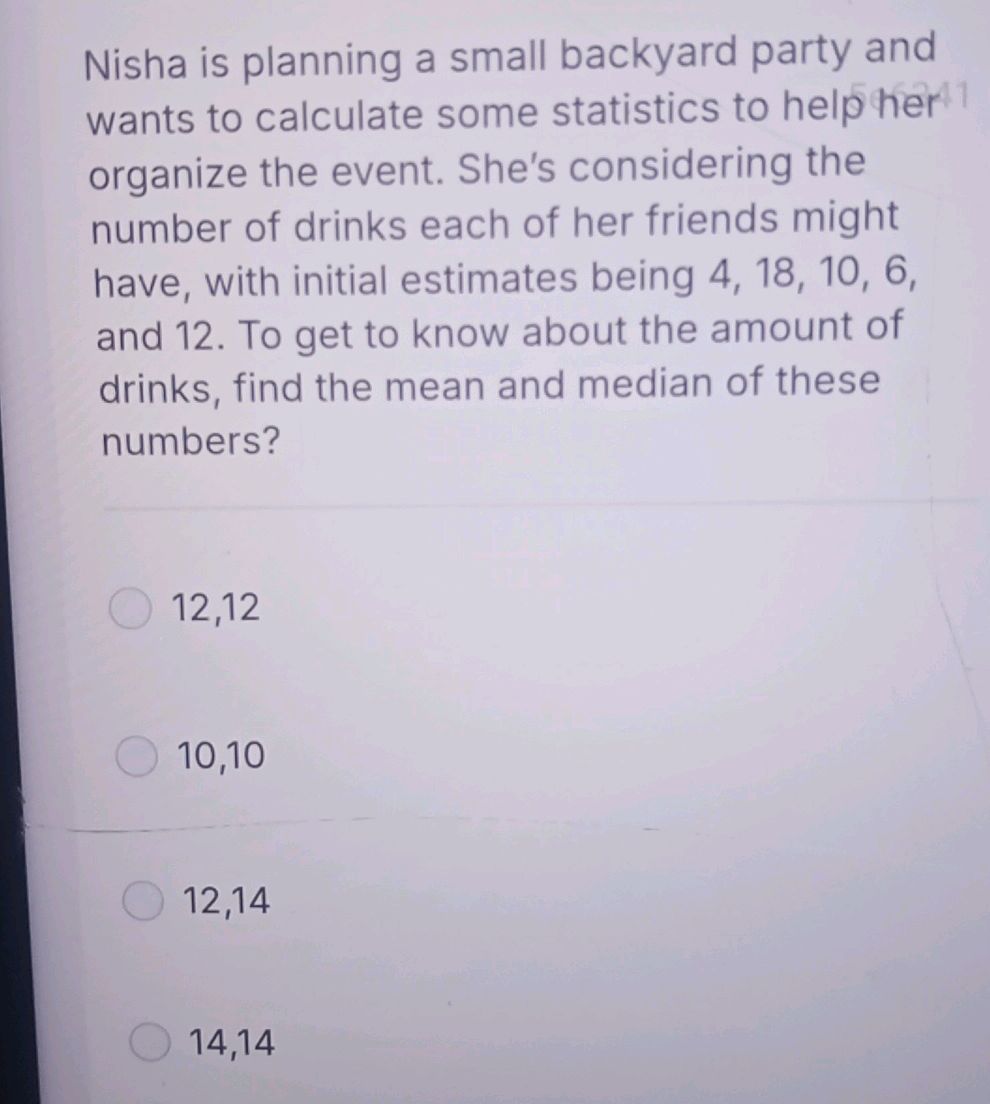 Nisha is planning a small backyard party and | StudyX