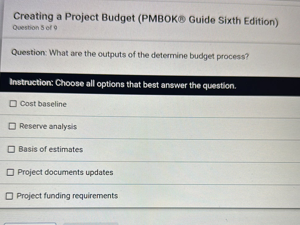 Question: What are the outputs of the | StudyX