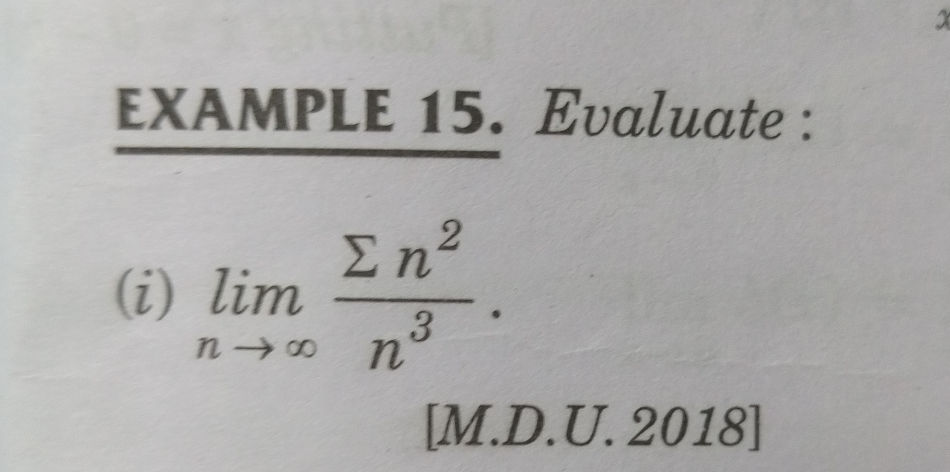 EXAMPLE 15. Evaluate: (i) $_{n } { | StudyX
