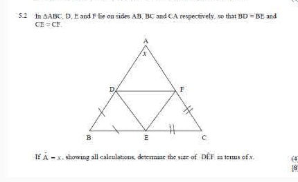 2 In $ ABC$, D, E and F lie on sides AB, BC