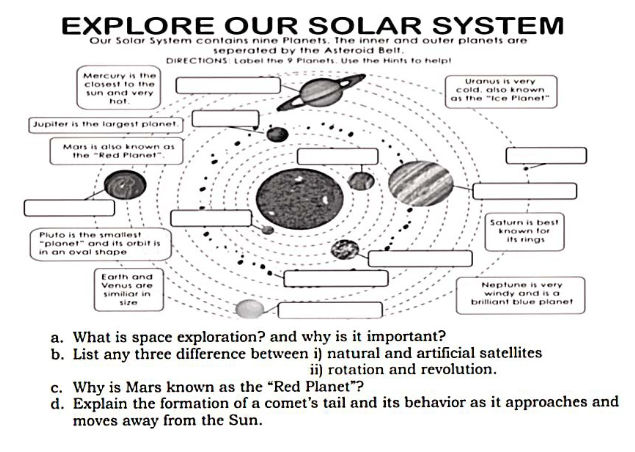 a. What is space exploration? and why is it | StudyX