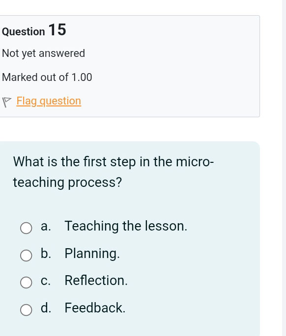 What is the first step in the micro-teaching | StudyX