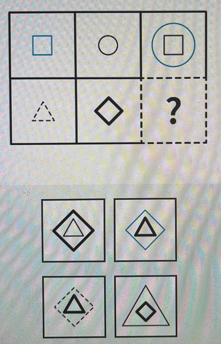 Which figure completes the pattern? | StudyX