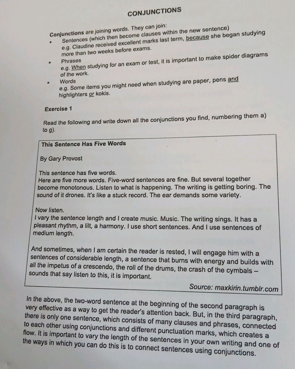 Exercise 1 Read the following and write down | StudyX