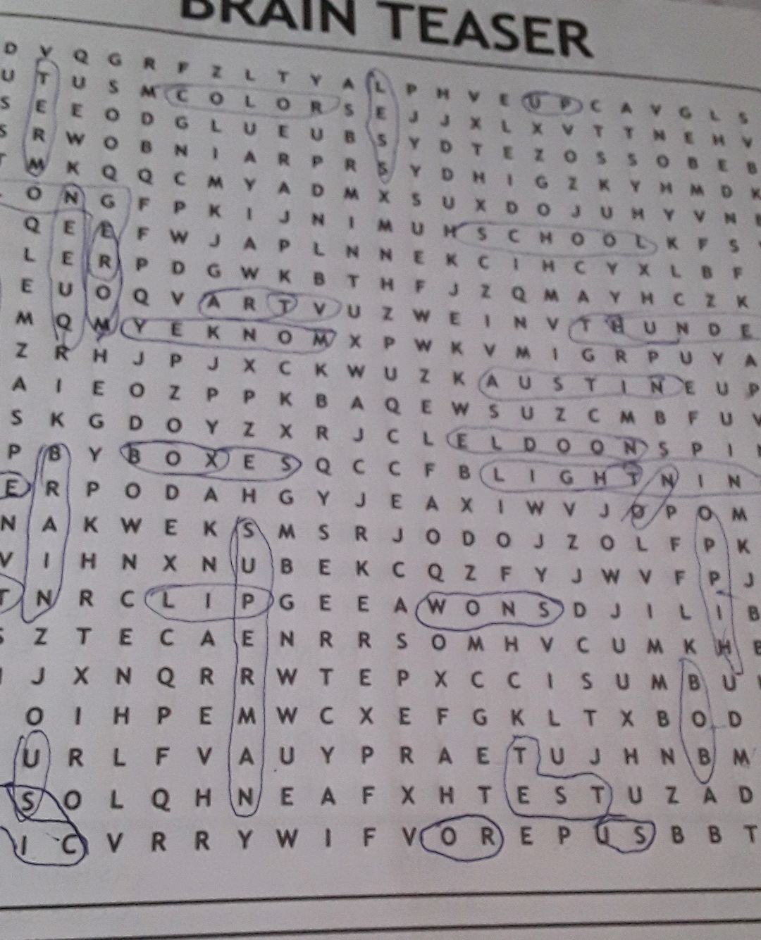 Find the words in the word search puzzle: | StudyX